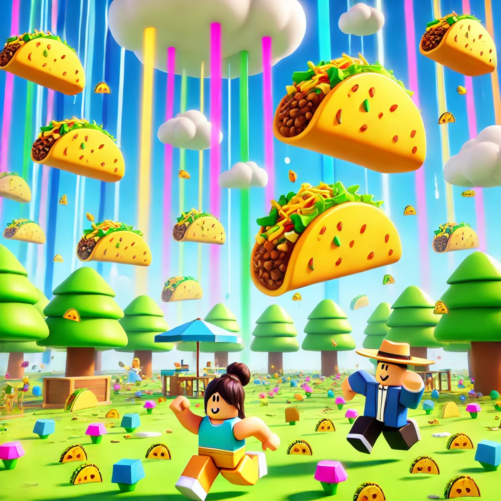 Roblox Raining Tacos - Coder Sports