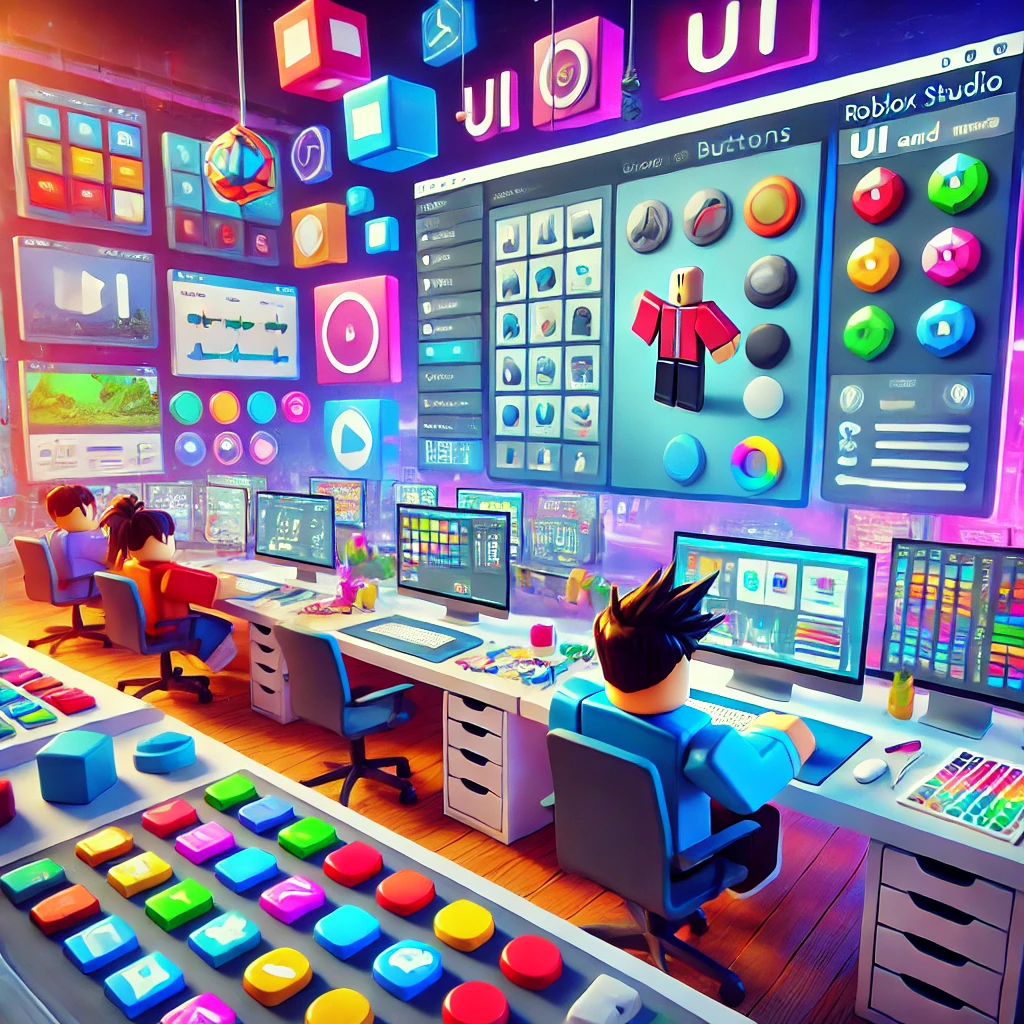 Roblox UI and Buttons - Coder Sports